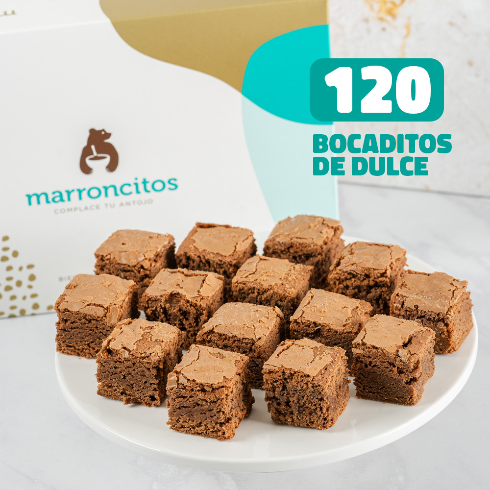 120 bocaditos de dulce - Marroncitos